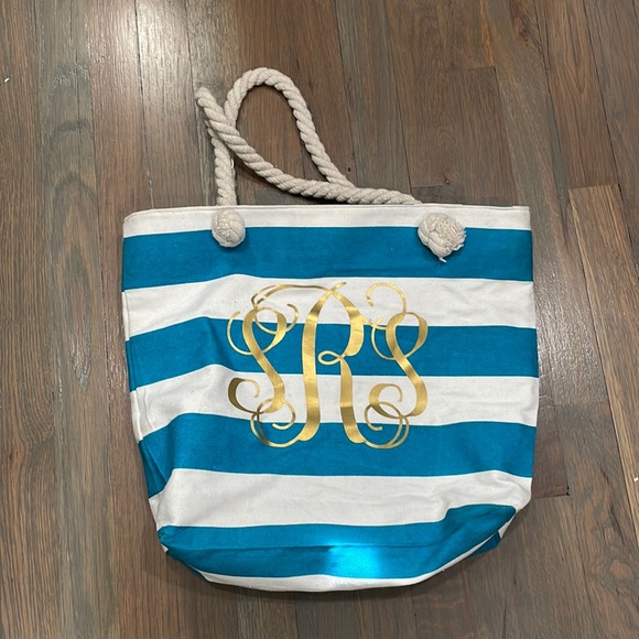 Bags | Ssr Monogram Tote | Poshmark